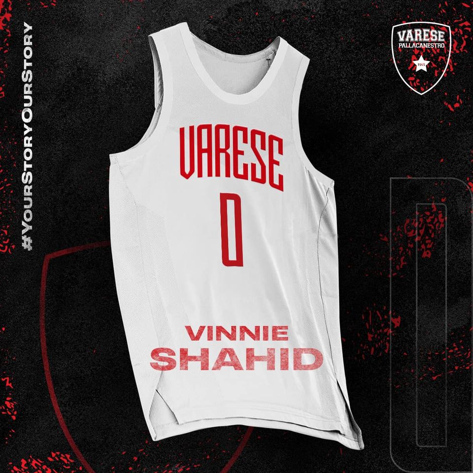 Numeri di maglia Pallacanestro Varese – 0 Vinnie Shahid | VareseSport Numeri di maglia Pallacanestro Varese – 0 Vinnie Shahid | VareseSport